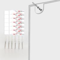 China Horizontal Wall-Mounted Transparent Acrylic Sign Holders with Screws for Wall Installation, Poster Display Frames, 8.511 inch and 57 inch for sale