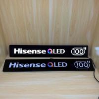 China Ultra-Thin Acrylic LED Light Sign, USB Powered Mini Backlit Logo Display for TV Showroom, Custom Hollow Illuminated Counter Sign for sale