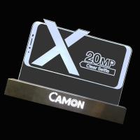 China Acrylic LED luminous display signs, directional signs, plexiglass billboards for mobile phone stores, transparent tabletop stands for sale