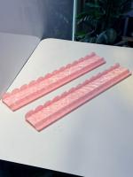 China Cross-border New Shell Pattern Mahjong Ruler, 4mm Acrylic Mahjong Card Arranger, Card Pusher Rack and Card Holder, 4 Pieces per Set for sale