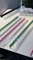 China Spot US mahjong sorting rulers, acrylic mahjong racks, 17.5/20-inch magnetic sorting rulers, 4 pieces per set for sale