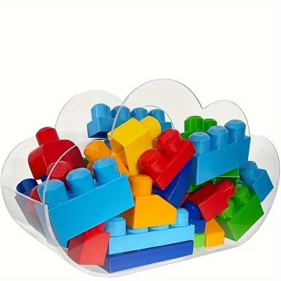 China Wall-mounted acrylic storage rack for cross-border supply, cloud-shaped decorative box for kids' toy storage for sale