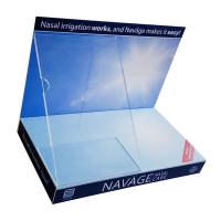 China UV color printed acrylic storage boxes, display boxes, supermarket promotional product racks and mini shelves for convenience stores for sale