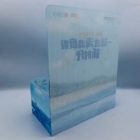 China UV color printed acrylic storage boxes, display boxes, supermarket promotional product racks and mini shelves for convenience stores for sale