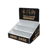 China Two-tier stepped supermarket counter display stand made of PVC foam board for daily chemical promotion, layered design and customizable for sale