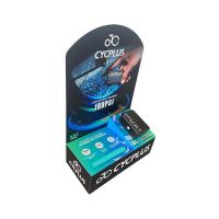China Two-tier stepped supermarket counter display stand made of PVC foam board for daily chemical promotion, layered design and customizable for sale