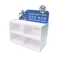 China Mobile phone tempered film foam board display stand, mall data cable and digital accessories display rack, multi-layer PVC display counter for sale