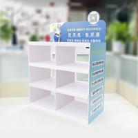 China Mobile phone tempered film foam board display stand, mall data cable and digital accessories display rack, multi-layer PVC display counter for sale