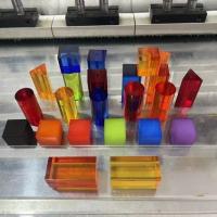 China Supply transparent acrylic tubes, acrylic rods, colored tubes, square acrylic rods, high-brightness transparent triangular strips for sale
