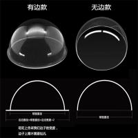 China Acrylic hemispherical cover, decorative hemisphere, translucent hanging display ball cover, milky white lampshade, dust cover, translucent glass for sale