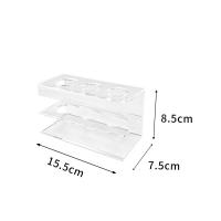 China Custom Acrylic Toothbrush Holder, Multi-functional Bathroom Organizer, Minimalist Draining Toothpaste & Toothbrush Storage Rack for Couples for sale