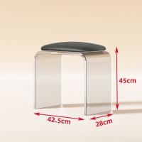 China Iridescent Rainbow Acrylic Round Side Table, Transparent Holographic Accent End Table with 3 Triangle Legs, Modern Aesthetic Coffee Table for Bedroom Salon Decor for sale