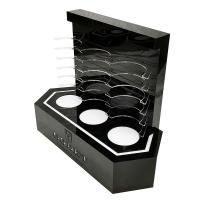 China Clear Acrylic Liquor Bottle Display Box, Dustproof Single Wine Bottle Storage Case, Transparent Acrylic Display Cube for Bar, Retail Shop Alcohol Bottle Showcase for sale