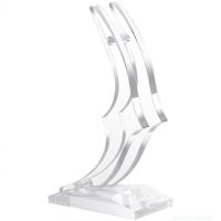 China Acrylic Rose Display Stand, Clear Freestanding Single Rose Holder for Flower Arrangement Home Decor for sale
