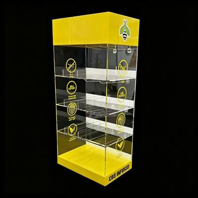 China Lockable Multi-Tier Acrylic Display Cabinet for 3C Digital Electronic Accessories for sale