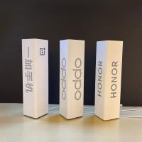 China LED Acrylic Light Box Sign | Custom 4‑Sided Illuminated Desktop Logo Display Stand for Retail Counter for sale