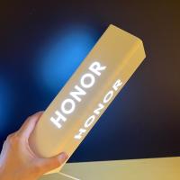 China LED Acrylic Light Box Sign | Custom 4‑Sided Illuminated Desktop Logo Display Stand for Retail Counter for sale