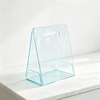 China Acrylic Flower Tote Box, Clear Portable Flower Gift Box with Handle, Modern Floral Packaging for Wedding, Valentine's Day & Home Decor for sale