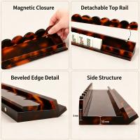 China Custom Acrylic Mahjong Tile Pusher Rack — Thickened Mahjong Tile Holder, Magnetic Design, Factory Bulk Supply for sale