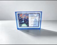 China Wall Mounted Acrylic Certificate Frame, Custom Acrylic Award Frame for Corporate Honor Wall & Bulletin Board for sale