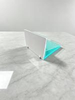 China Acrylic Massage Gun Display Stand, Desktop Organizer Holder with 1 Gun Slot & 3 Attachment Holes, Customizable for sale