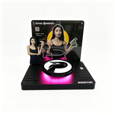 China Factory Custom LED Lighted Acrylic Display Stand, Desktop Promotion Counter for Fascia Muscle Massage Gun Retail Shop Exhibition for sale