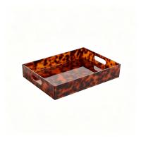 China Clear Acrylic Organizer Tray Featuring Durable Acrylic Material for Long Lasting Office Desk Organization and Storage for sale