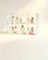 China Acrylic 9 Grid Display Cabinet, Clear Cube Organizer for Crystals, Perfume, Jewelry & Collectibles for sale