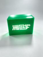 China Custom Acrylic LED Light Box, Desktop Logo Sign, USB Powered Acrylic Night Light for Studio & Brand Display for sale