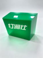 China Custom Acrylic LED Light Box, Desktop Logo Sign, USB Powered Acrylic Night Light for Studio & Brand Display for sale