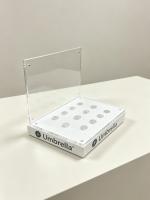 China Custom Vaporizer Acrylic Display Stand | Multi-Purpose Countertop Rack With Removable Flip Back Panel for sale