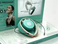 China Acrylic POS Display Stand With Digital Screen | Custom Retail Showcase For Electronic Products for sale