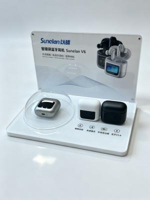China Custom Acrylic TWS Earphone Counter Display Stand for sale
