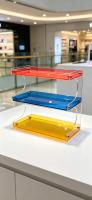 China 3-Tier Acrylic Display Stand, Multi-purpose Desktop Storage Rack for sale