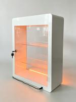 China Custom LED Acrylic Countertop Display Case With Lock, Retail Shop Showcase For Merchandise Display for sale