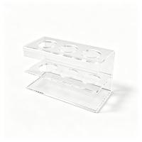China Custom Acrylic Toothbrush Holder, Multi-functional Bathroom Organizer, Minimalist Draining Toothpaste & Toothbrush Storage Rack for Couples for sale
