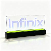 China Acrylic LED luminous display signs, directional signs, plexiglass billboards for mobile phone stores, transparent tabletop stands for sale