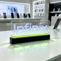 China Acrylic LED luminous display signs, directional signs, plexiglass billboards for mobile phone stores, transparent tabletop stands for sale