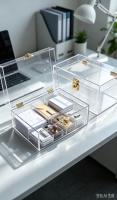 China Clear Lockable Acrylic Gift Box with Hinged Lid, Luxury Transparent Acrylic Flower Box for Eid, Ramadan, Birthday, Wedding Gift Packaging, Custom Logo & Size Wholesale for sale