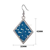 China Blank Metal Sublimation Earrings With Metal Insert Custom Sublimation Eardrop For Heat Transfer Printing for sale