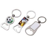 China Father Day Gift Custom Promotion Gift Opener Keychain Sublimation Blank Bottle Opener Keychain for sale