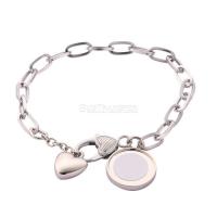 China Custom Photo Bracelet Fashion Jewelry Personalized Metal Ins Style Sublimation Bracelets for sale
