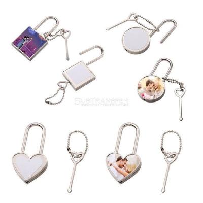 China Personalized Sublimation Gifts Valentines Day Gift Sublimation Padlock For Lover for sale