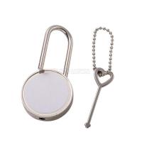 China Personalized Sublimation Gifts Valentines Day Gift Sublimation Padlock For Lover for sale