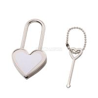 China Personalized Sublimation Gifts Valentines Day Gift Sublimation Padlock For Lover for sale