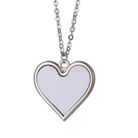 China Custom Metal Necklace Fashion Unique Jewelry Necklaces For Heat Transfer Durable for sale