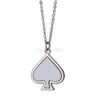 China Custom Metal Necklace Fashion Unique Jewelry Necklaces For Heat Transfer Durable for sale