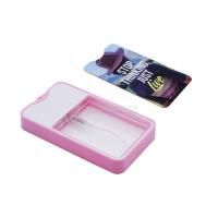 China Blank Sublimation Plastic Scent Bottle With Metal Insert Custom Perfume Bottle For Sublimation Heat Transfer Printing for sale