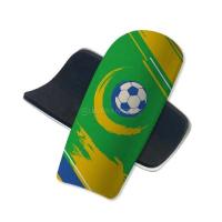 China 3D Sublimation Coated Soccer Shinguard Custom Sublimation Leg Guard For Kids And For Adult for sale