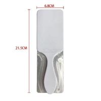China Custom Coated Blank Plastic Sublimation Hair Massage Comb For Lady Sublimation Hair Brush for sale